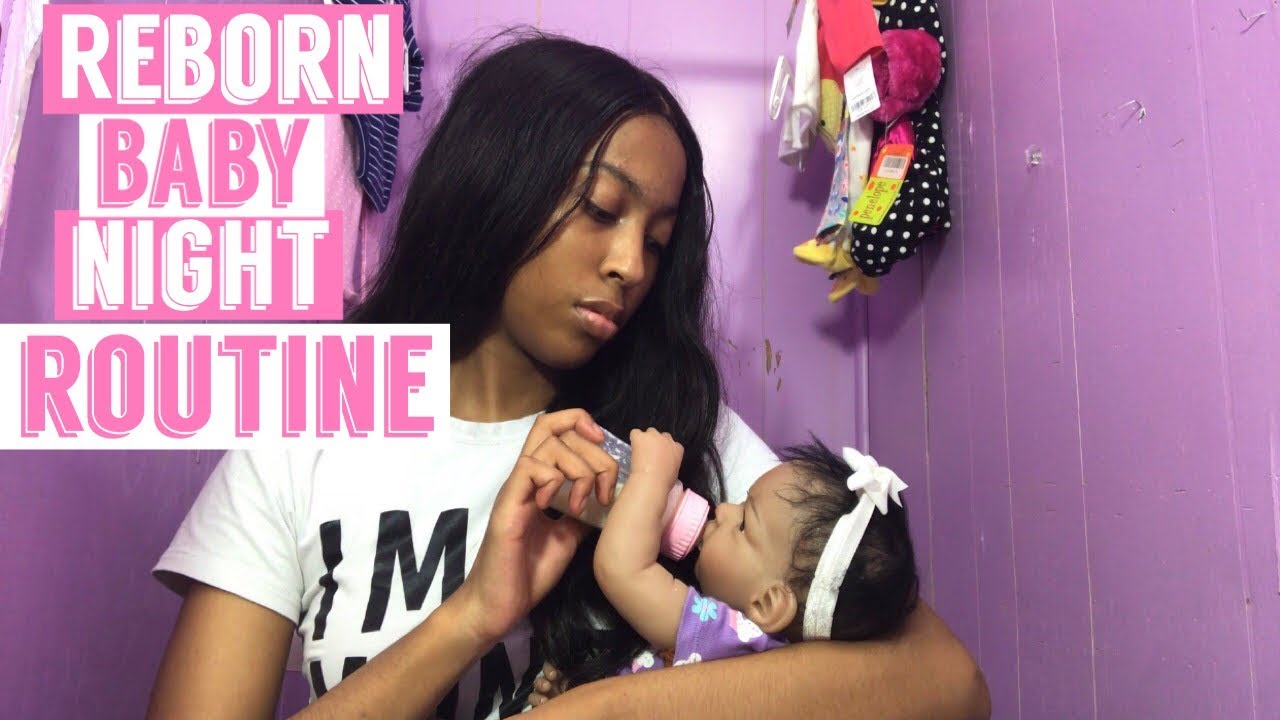 Reborn Baby Night Routine - YouTube