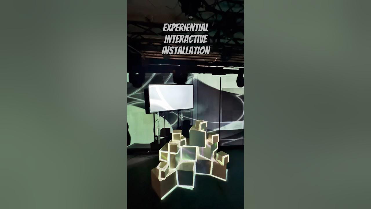 3D Projection Mapping + TV + Kinect - Experimenting Interactive Installation - YouTube