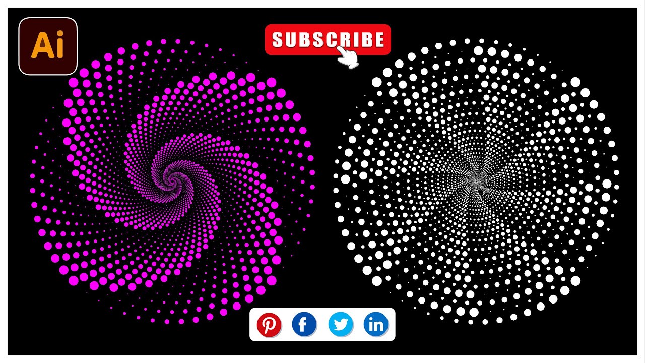 Mesmerizing Spherical Design in Adobe Illustrator Tutorial step-by-step guide - YouTube