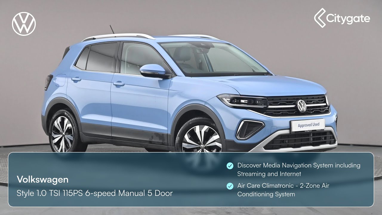 Volkswagen T-Cross - Style 1.0 TSI 115PS 6-speed Manual 5 Door ...
