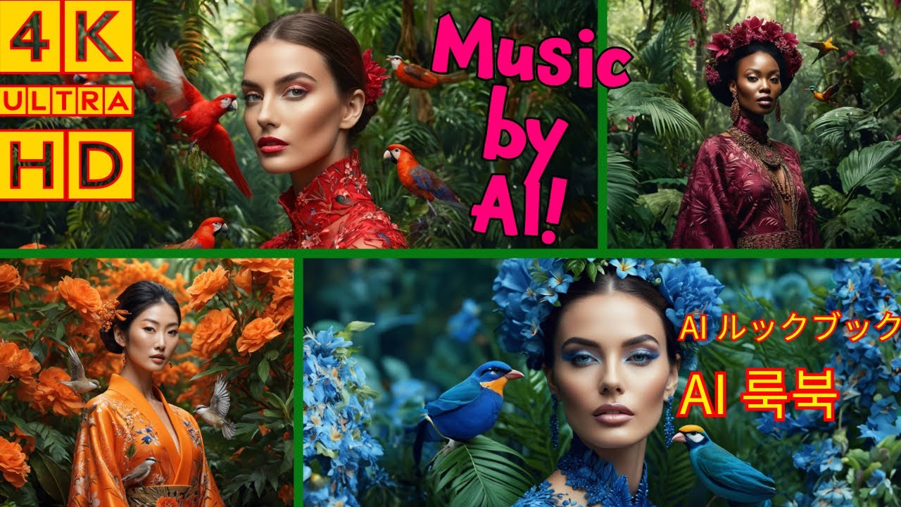 Unveiling Nature-Inspired Fashion with AI | 4K Lookbook - YouTube