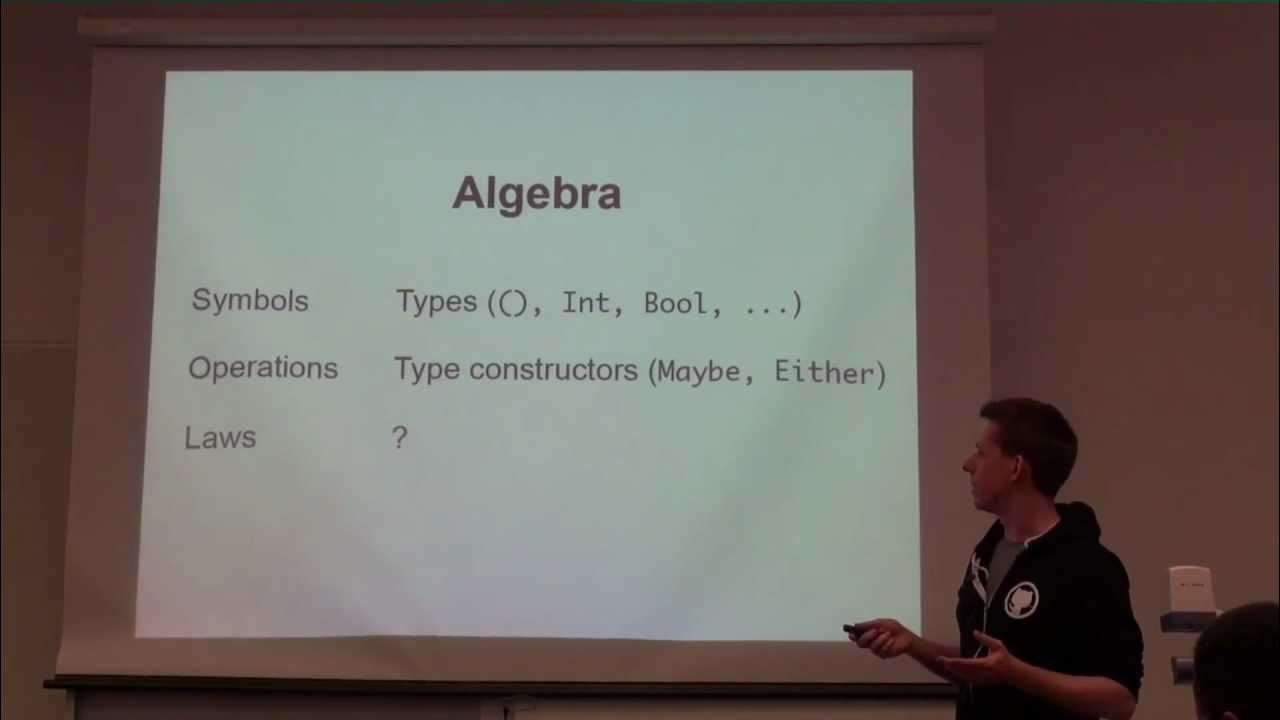 The Algebra of Algebraic Data Types - YouTube