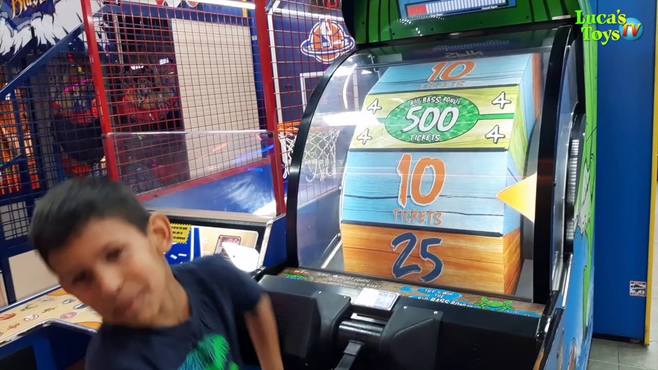 Playing more coin games at arcade games - YouTube
