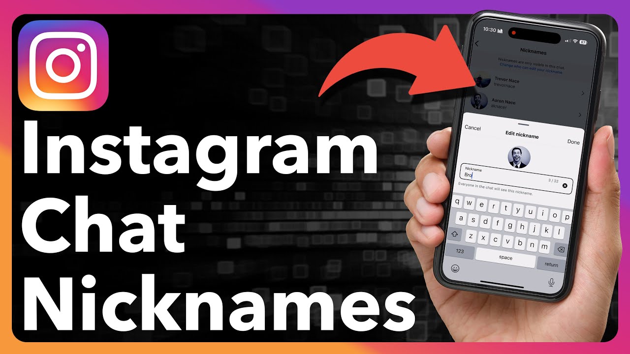 How To Set A Nickname In Instagram Chat - YouTube