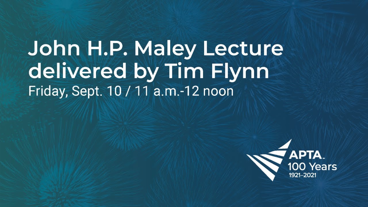 John H.P. Maley Lecture by Tim Flynn - YouTube