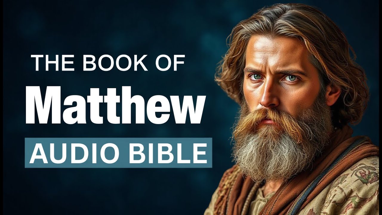 Matthew Audio Bible with Text | Soothing Music & Voice | Jesus Avatar ...
