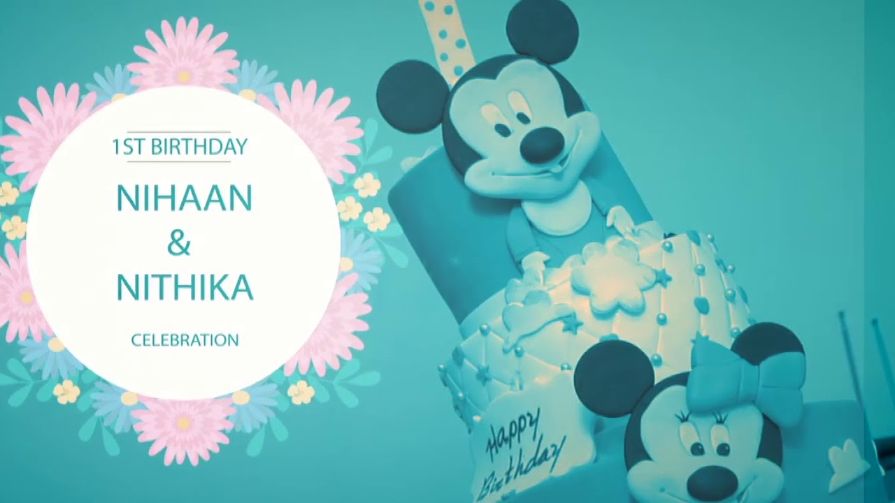 Nihaan & Nithika Bday Teaser - YouTube