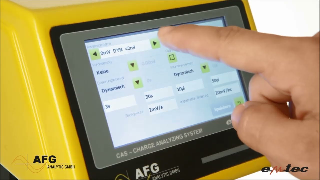 CAS touch! Take out – switch on – start measuring - YouTube