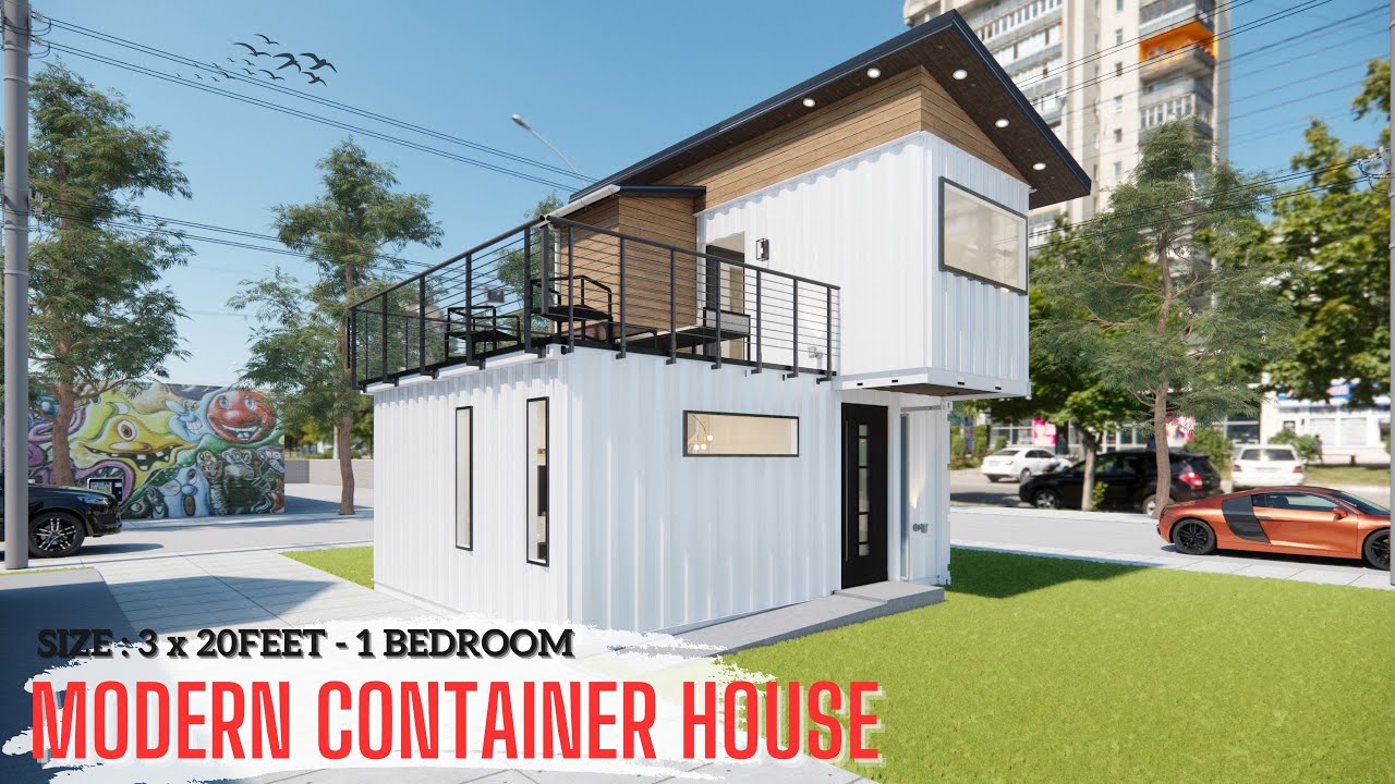 MODERN CONTAINER HOUSE | 1 Bedroom | Simple Life In Container House ...
