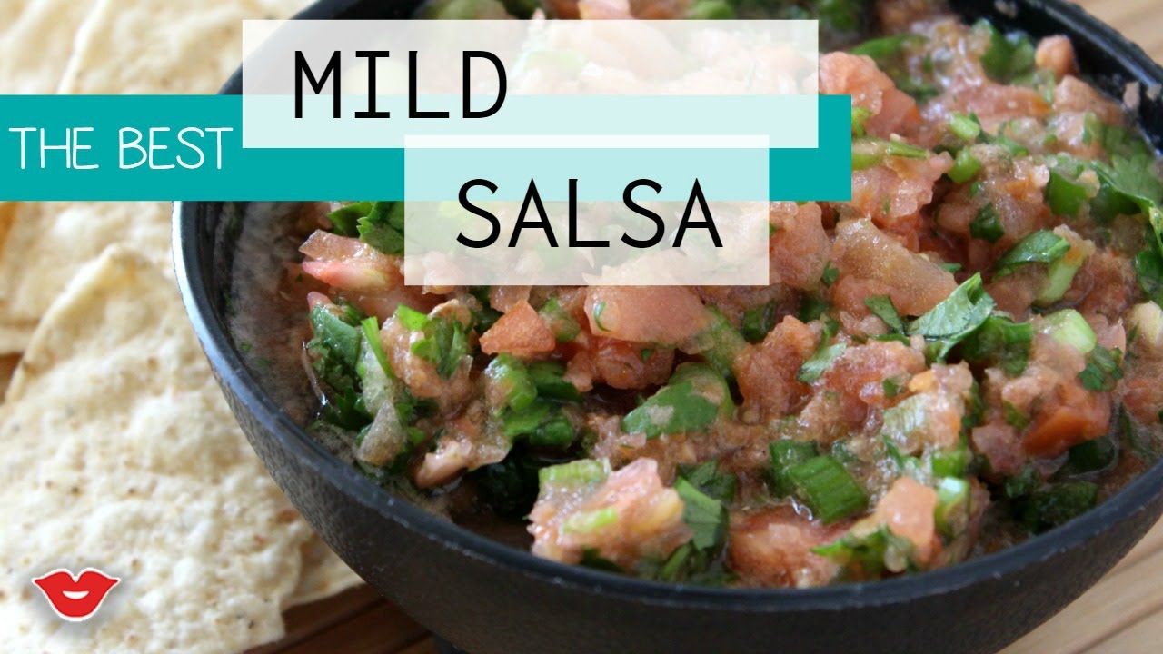 Easy Mild Salsa Recipe! | Stephanie from Millennial Moms - YouTube