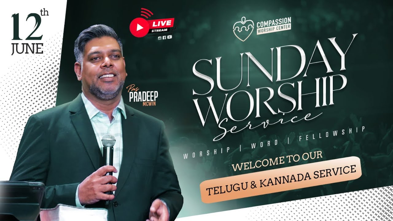 ONLINE SUNDAY WORSHIP SERVICE l TELUGU l KANNADA l CWC TV - YouTube