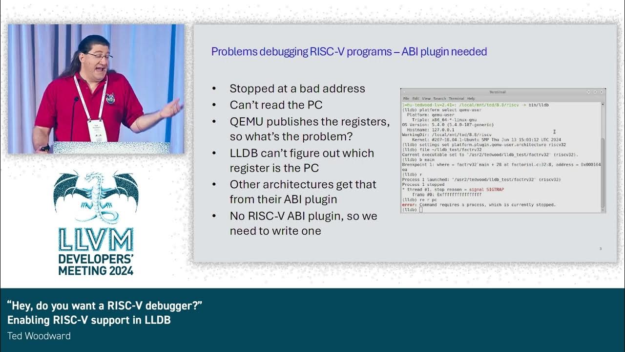 2024 LLVM Dev Mtg - "Hey, do you want a RISC-V debugger?" - Enabling RISC-V support in LLDB ...