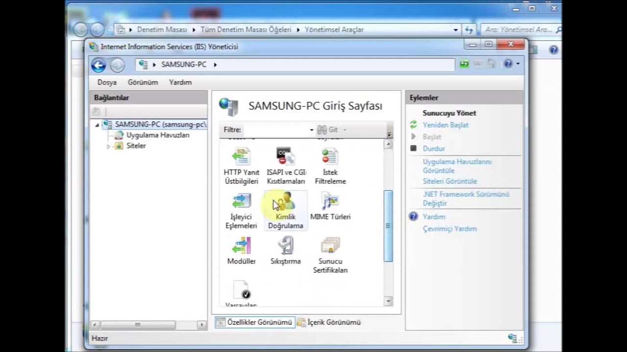 LOCALHOST IIS KURULUMU ASP NET YouTube LOCALHOST IIS KURULUMU ASP NET YouTube