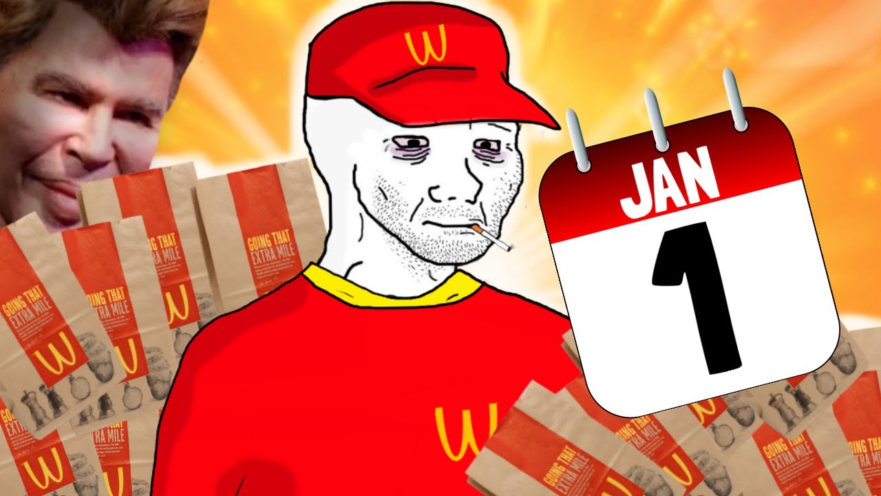 WOJAK STARTS THE YEAR AS A WAGE SLAVE - YouTube