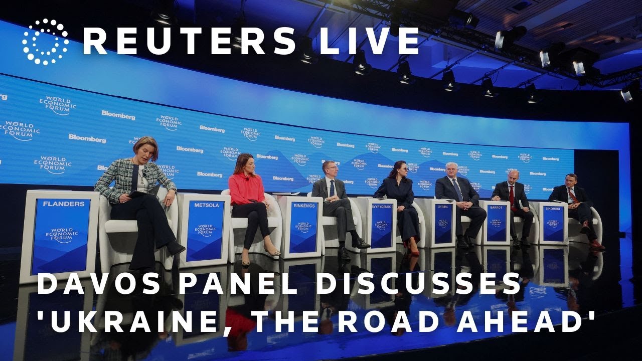 LIVE: Davos panel discusses 'Ukraine, The Road Ahead' - YouTube
