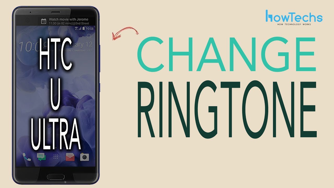 HTC U Ultra - How to Change Ringtones - YouTube