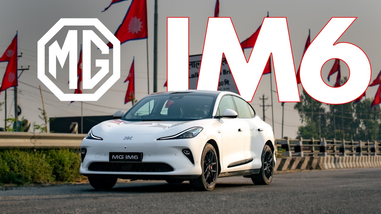 MG New Electric Car IM6 in Nepal | Full Review | Range Test and ...