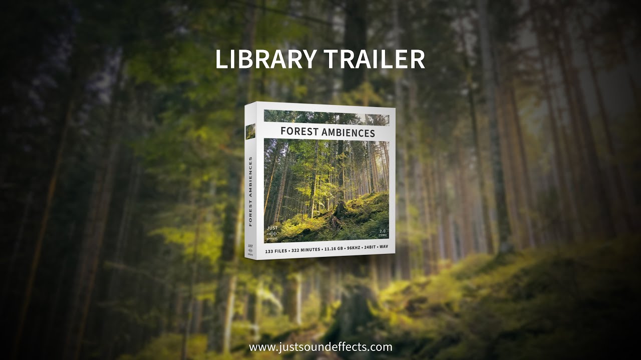 FOREST AMBIENCES - Library Trailer | Just Sound Effects - YouTube