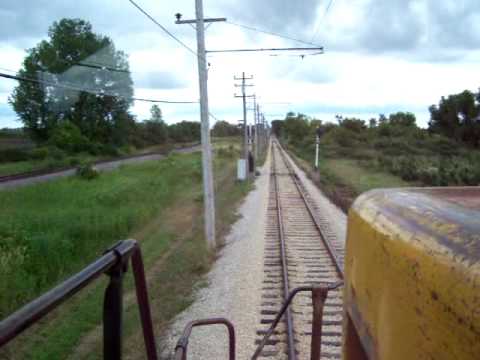 Cab Ride in the CNW SD40-2 6847 @ IRM diesel days 7/18/2009 - YouTube
