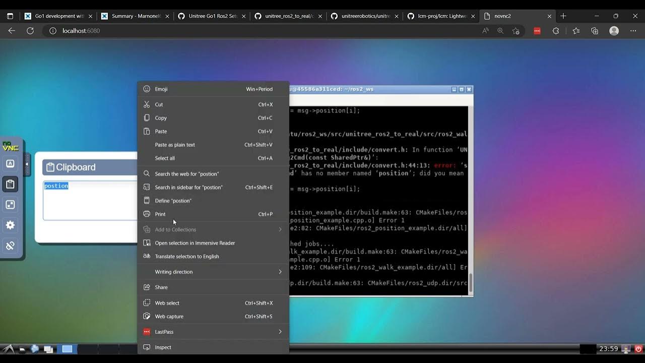 ROS2 with Unitree Go1 EDU and High Level Control - YouTube