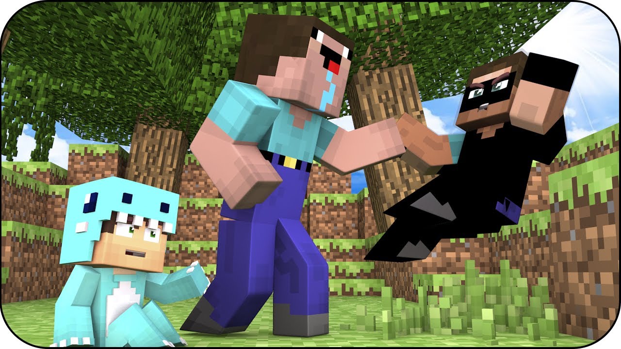 NOOB RESCATA A BEBE MILO DEL SECUESTRADOR 😮😃 MINECRAFT ROLEPLAY ...