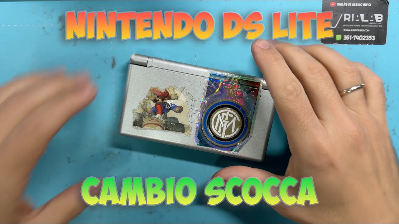 Sostituzione scocca nintendo ds lite - YouTube
