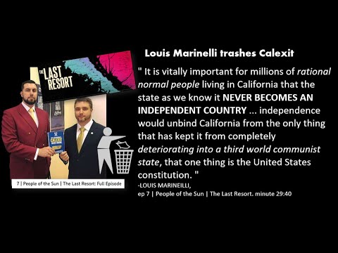 Louis Marinelli TRASHES CALEXIT MOVEMENT (quote) - YouTube