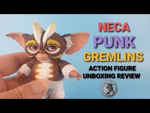 neca punk mogwai gremlins action figure unboxing review - YouTube