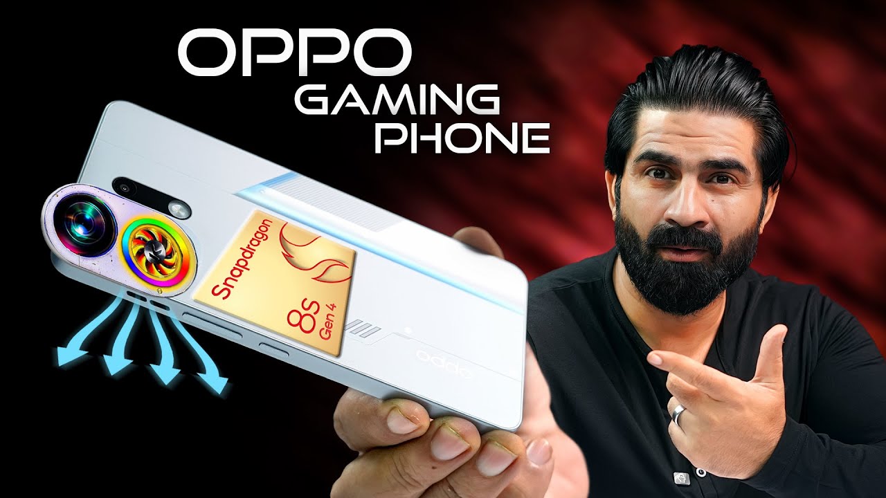 OPPO Gaming Phone with Cooling Fan 🔥 PUBG 120fps,7000mAh battery & More ...