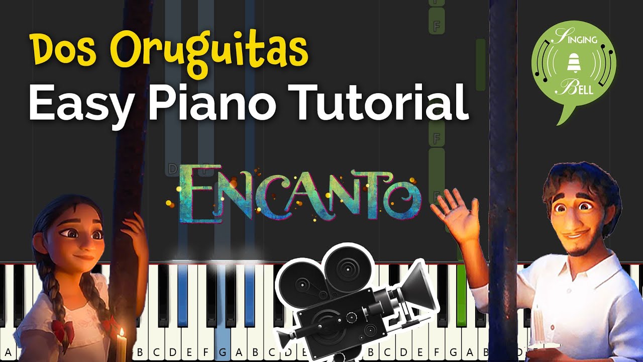 Dos Oruguitas (from Encanto) | Easy Piano Tutorial - Soundtracks for ...