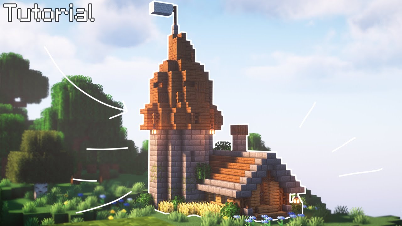 Minecraft How To Build a Medieval Starter House 🏠| Tutorial - YouTube