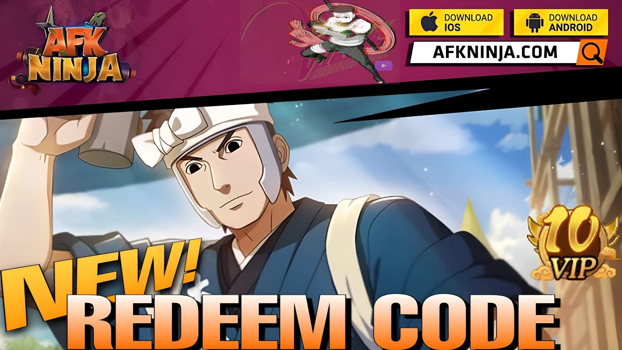 AFK Ninja - New Redeem Code 🎁 #38 Free VIP10🔥🔥Naruto Idle RPG - android ...