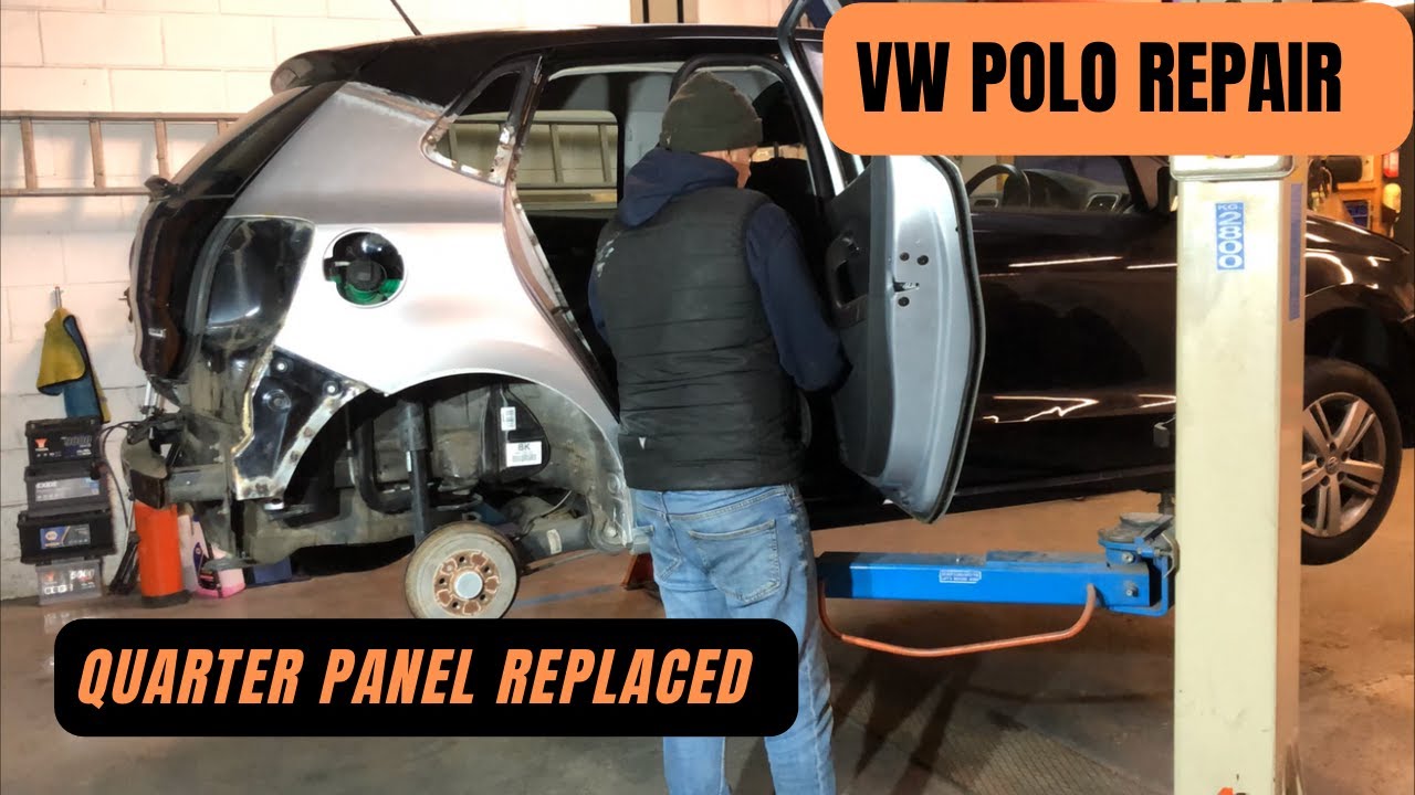 REBUILDING A CRASH DAMAGED WRECKED 2017 VW POLO PART 2 - YouTube