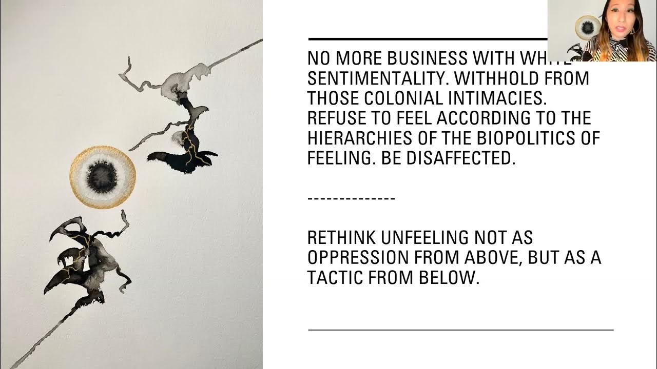 Xine Yao, Disaffected: The Cultural Politics of Unfeeling in Nineteenth-Century America - YouTube