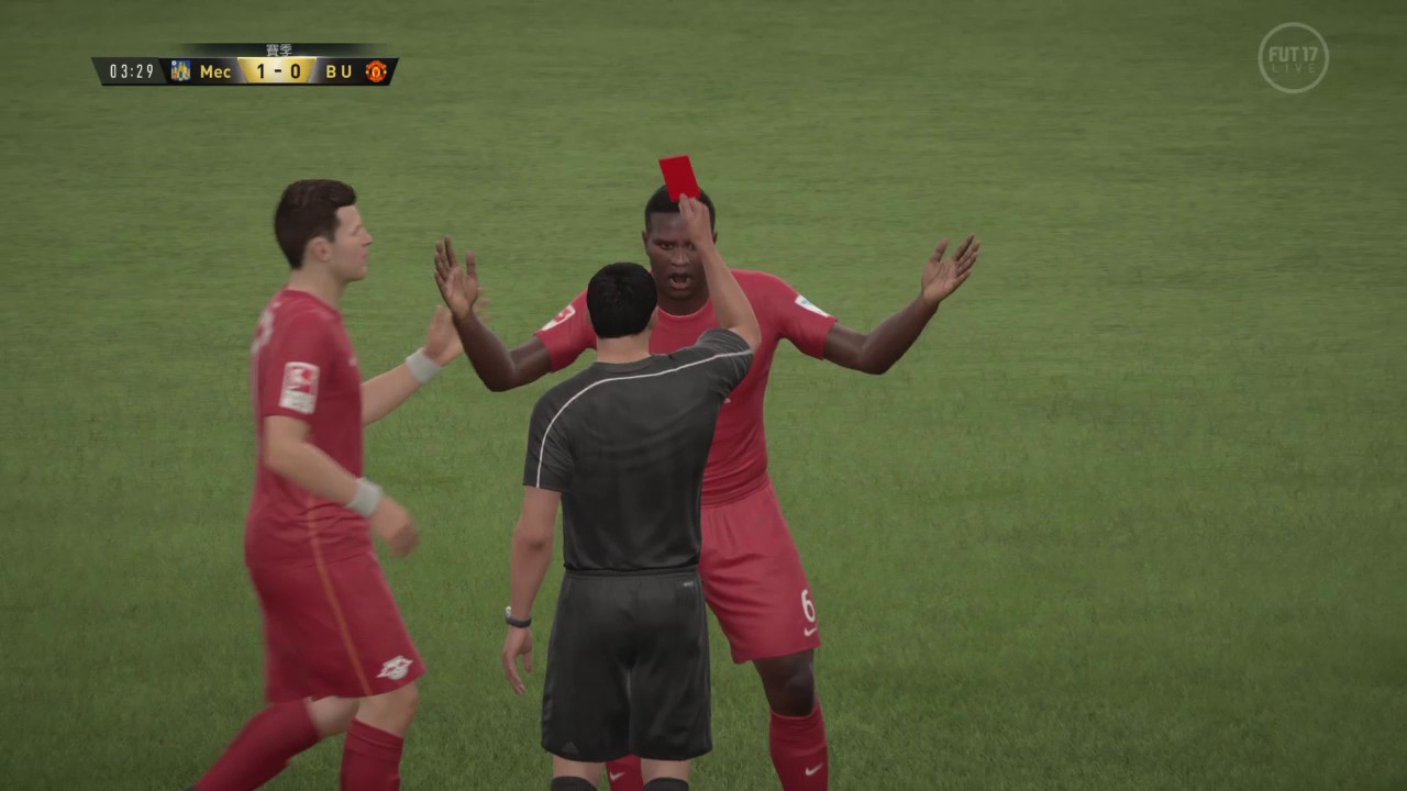 FIFA 17 ultimate team online season black referee ridicious red card ...
