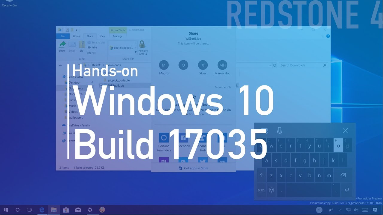 Windows 10 build 17035: Hands-on with Near Share, Fluent Design, Edge ...