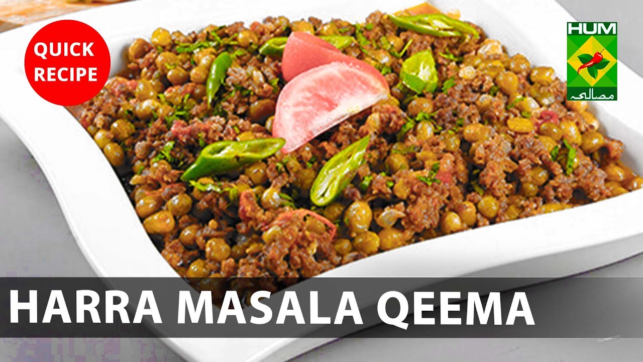Hara Masala Qeema Amazing Recipe - Matar Qeema Complete Recipe | Quick ...