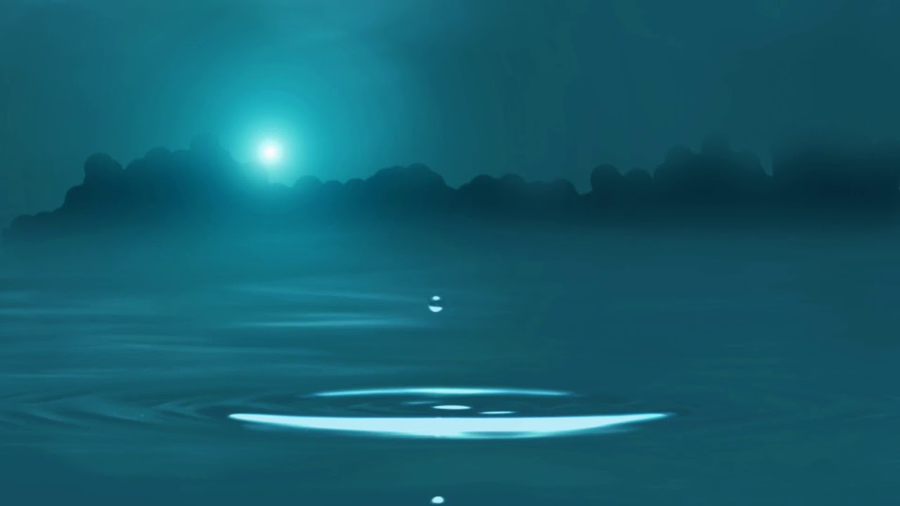 Water Drops at Night - YouTube
