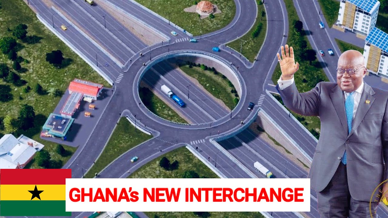 Ghana Takes over, Constructing The Most Beautiful Interchange Ever In ...