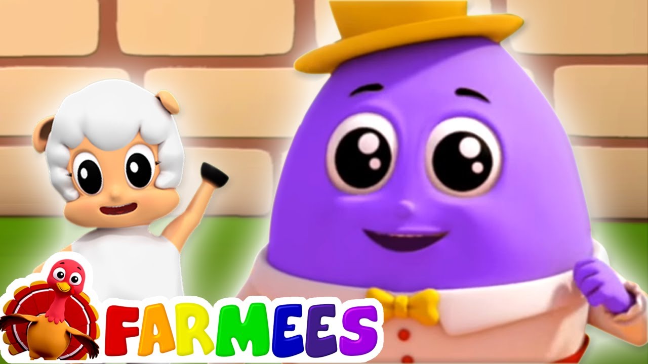 Humpty Dumpty ngồi trên tường | Bài hát thiếu nhi | Hoạt hình | Farmees ...
