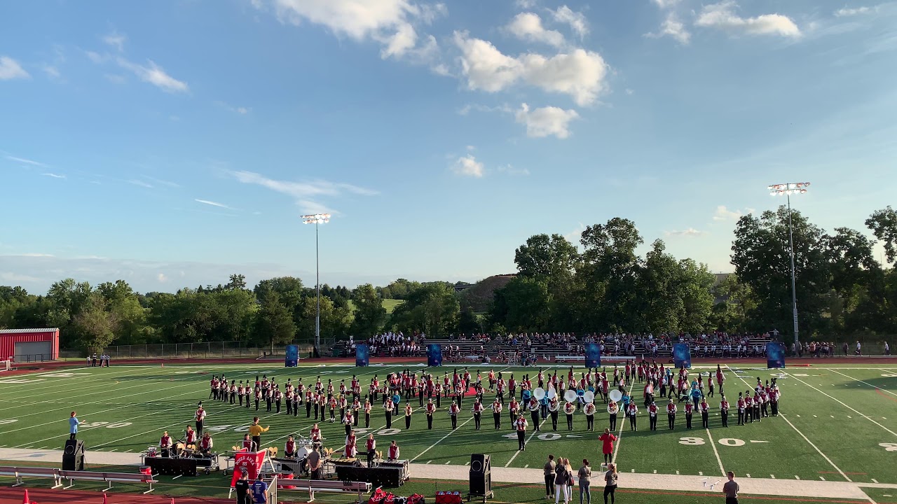 Dover Eagles Marching Band 2019 First Performance - YouTube