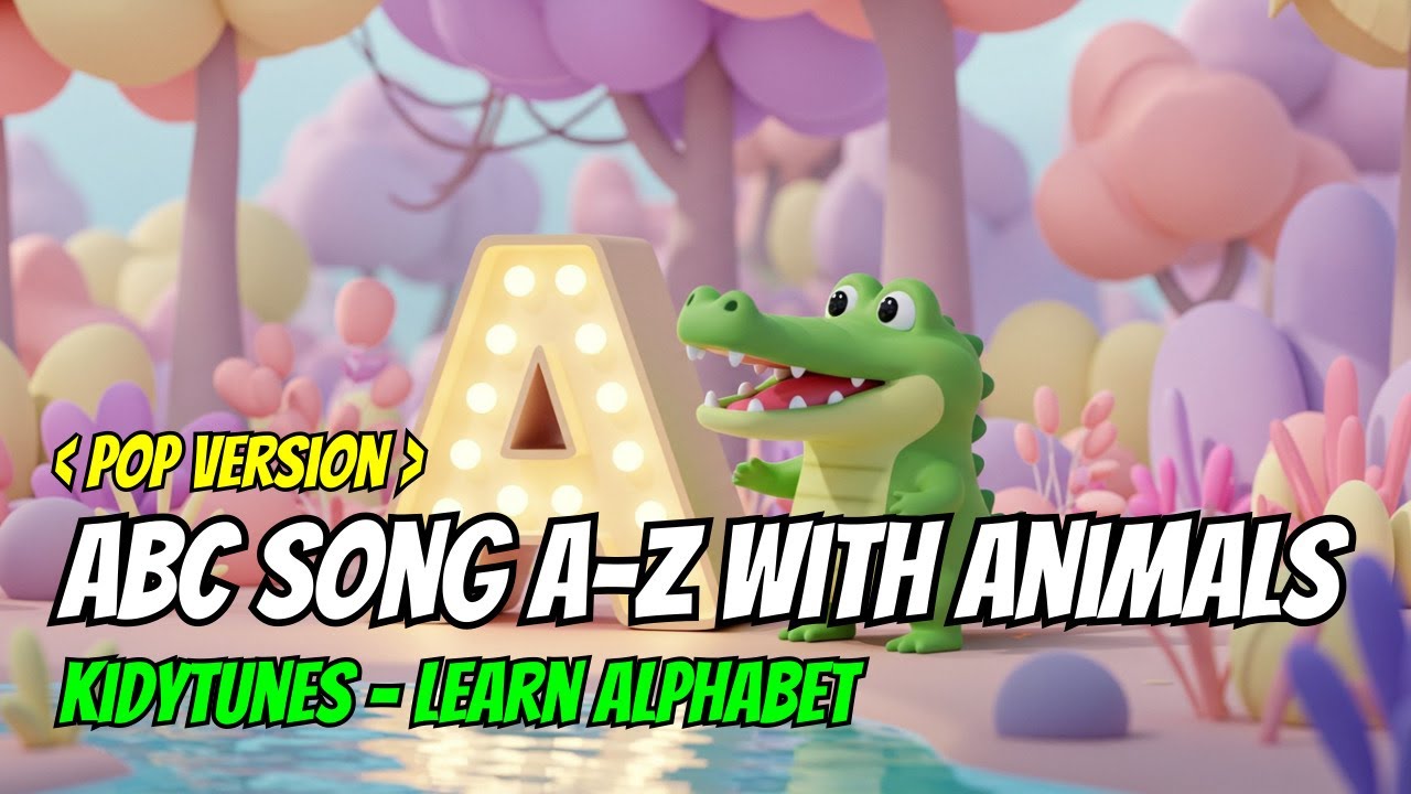 🔤 ABC Animal Song for Kids [POP ver] | Fun Alphabet with Animals - YouTube