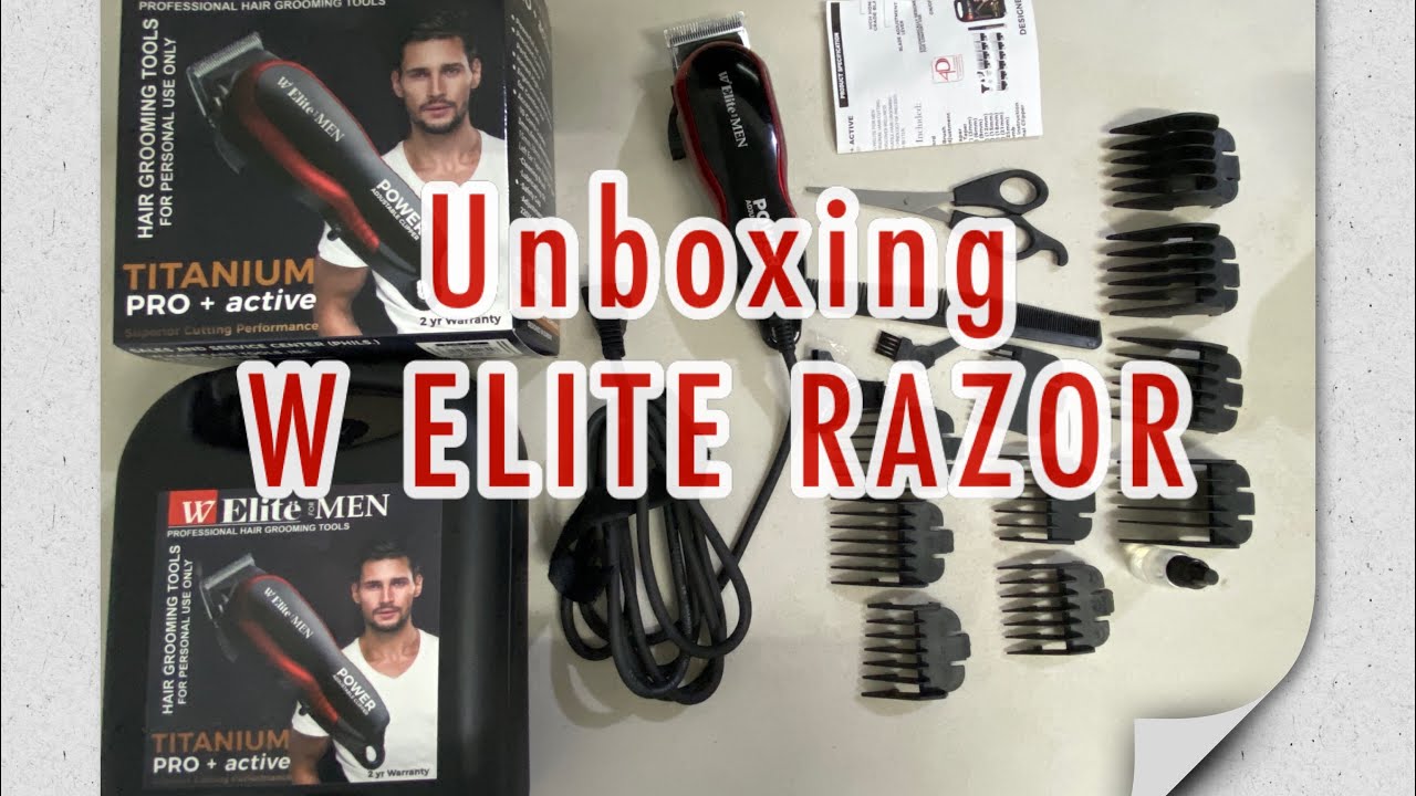 Unboxing W ELITE RAZOR - YouTube