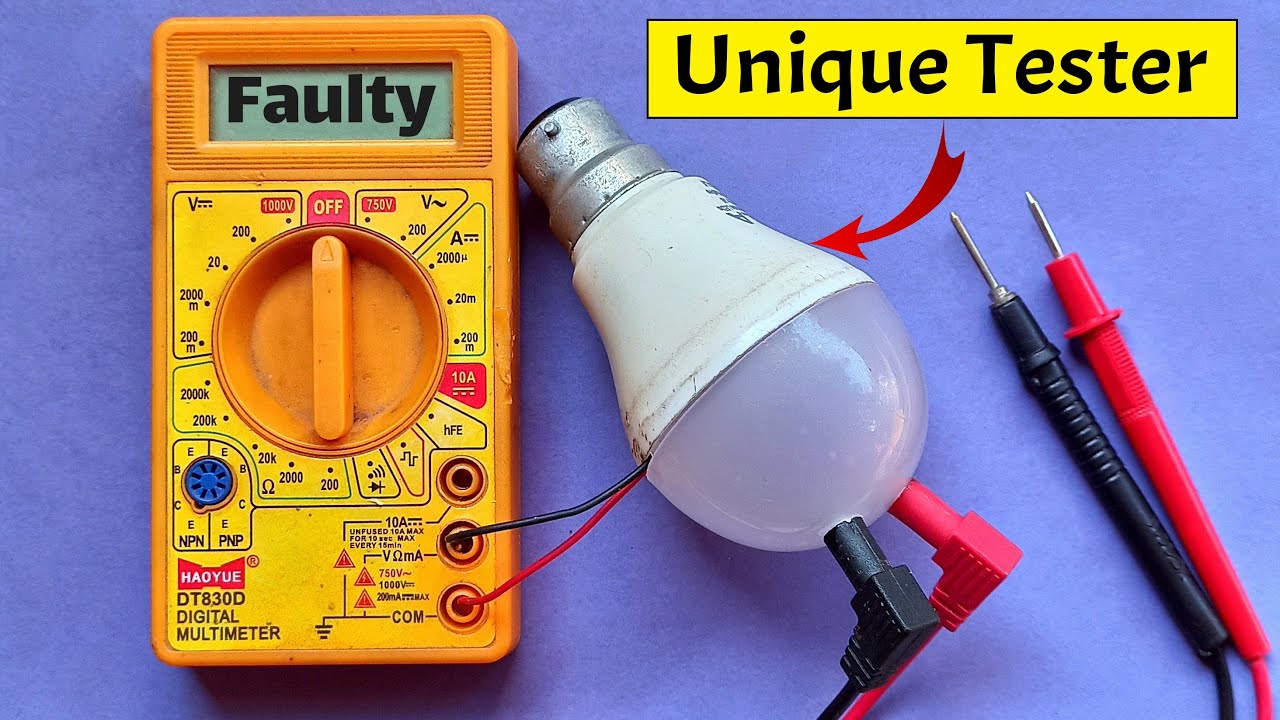 A New Way To Test All LED Bulb..How Do You Make A LED Light Bulb Tester ...