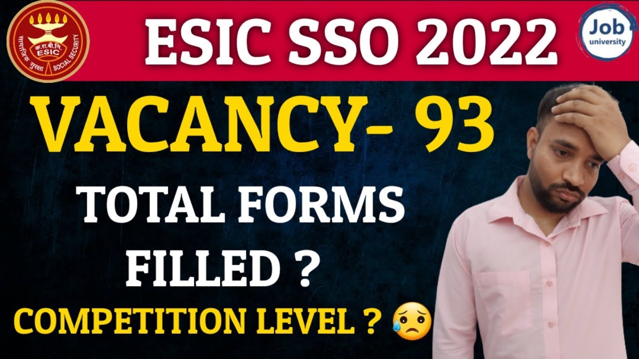 ESIC SSO Total Forms Filled... - YouTube