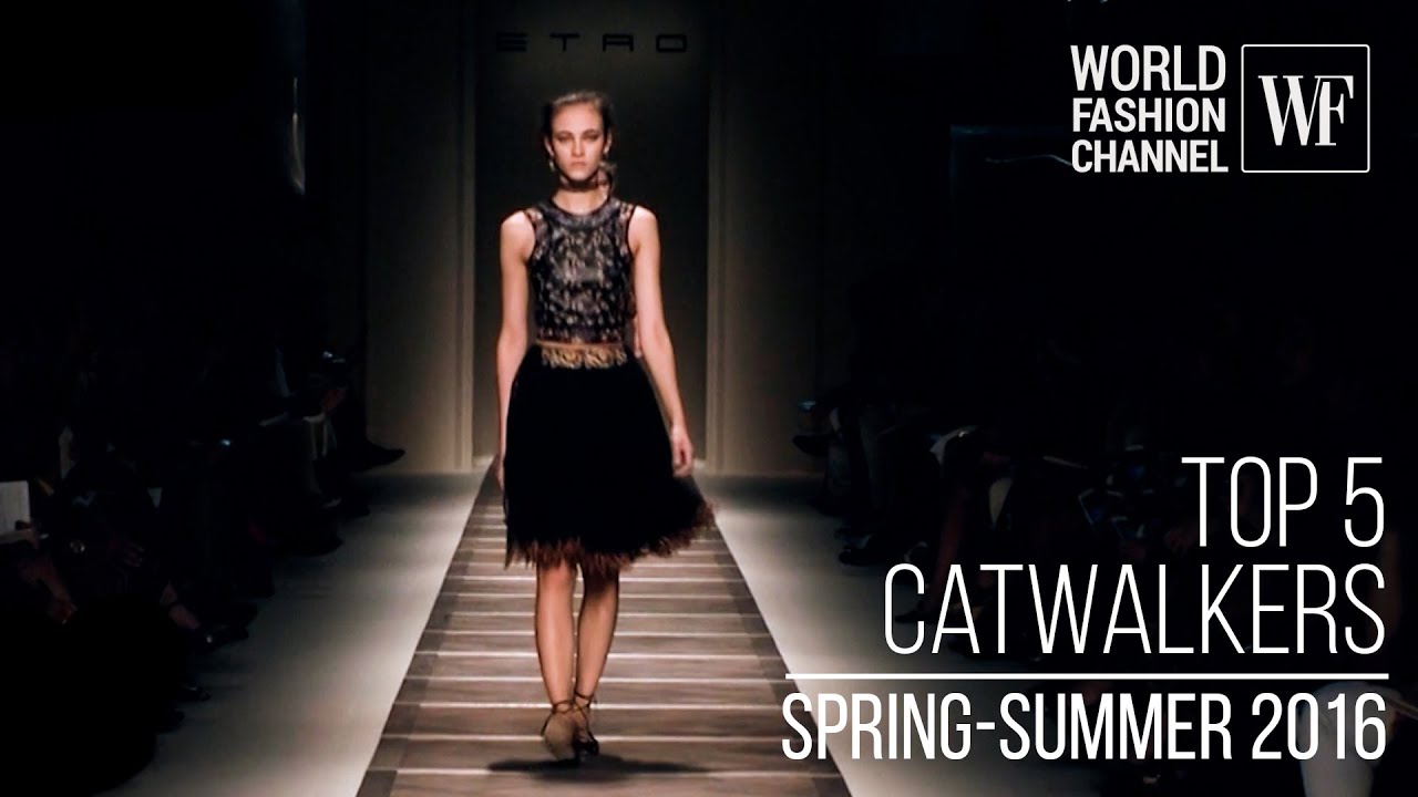 Top 5 catwalkers | spring-summer 2016 - YouTube
