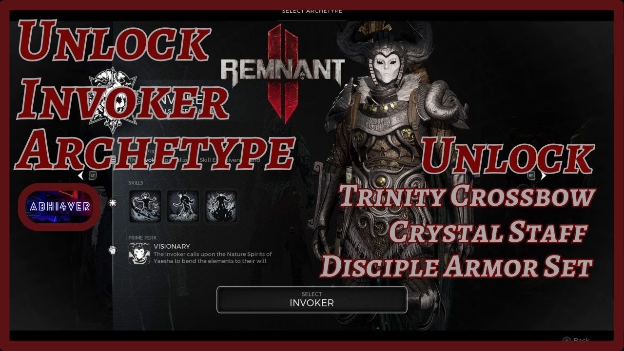 Unlock Invoker Archetype | Location of Starting weapons and Armor ...
