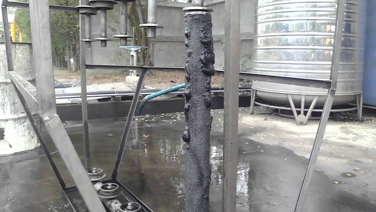 Cleaning of Filter Media Gas Refinery - YouTube