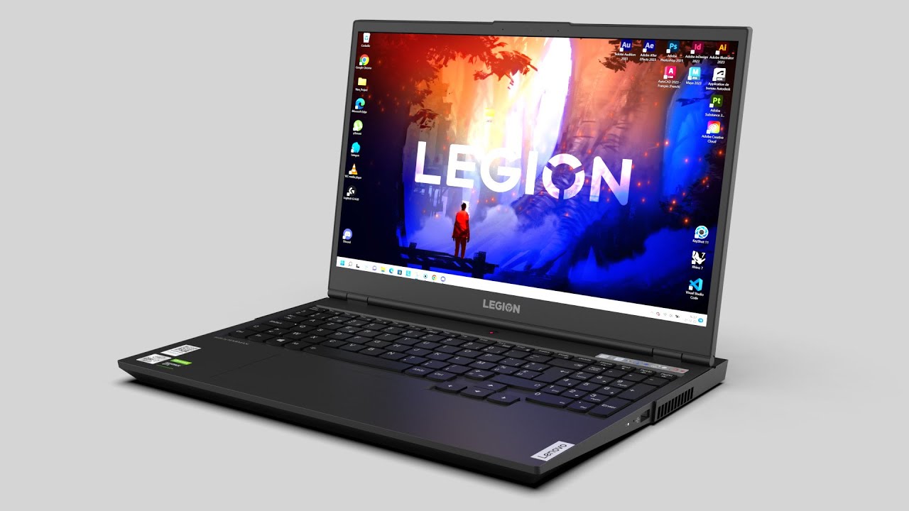 Lenovo Legion 5 - 3D modeling - YouTube