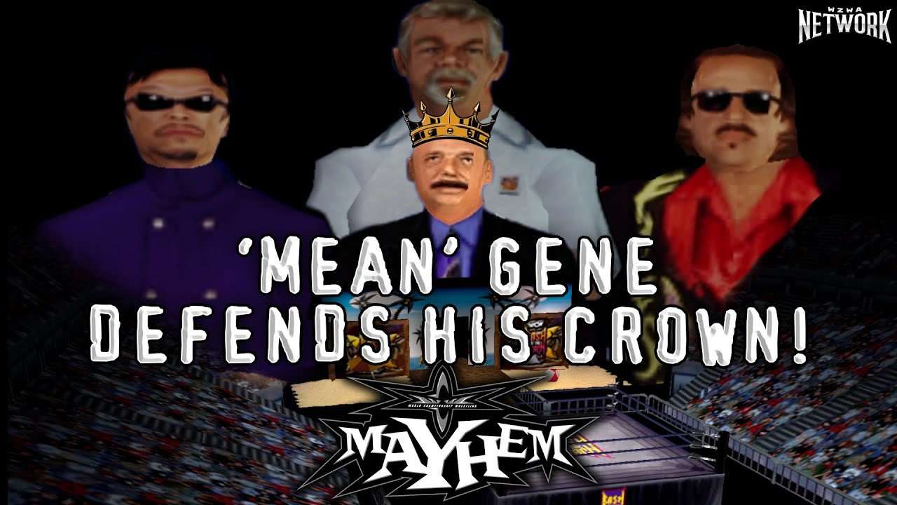 'Mean' Gene Defends his Crown! | WCW Mayhem (PlayStation 1) - YouTube